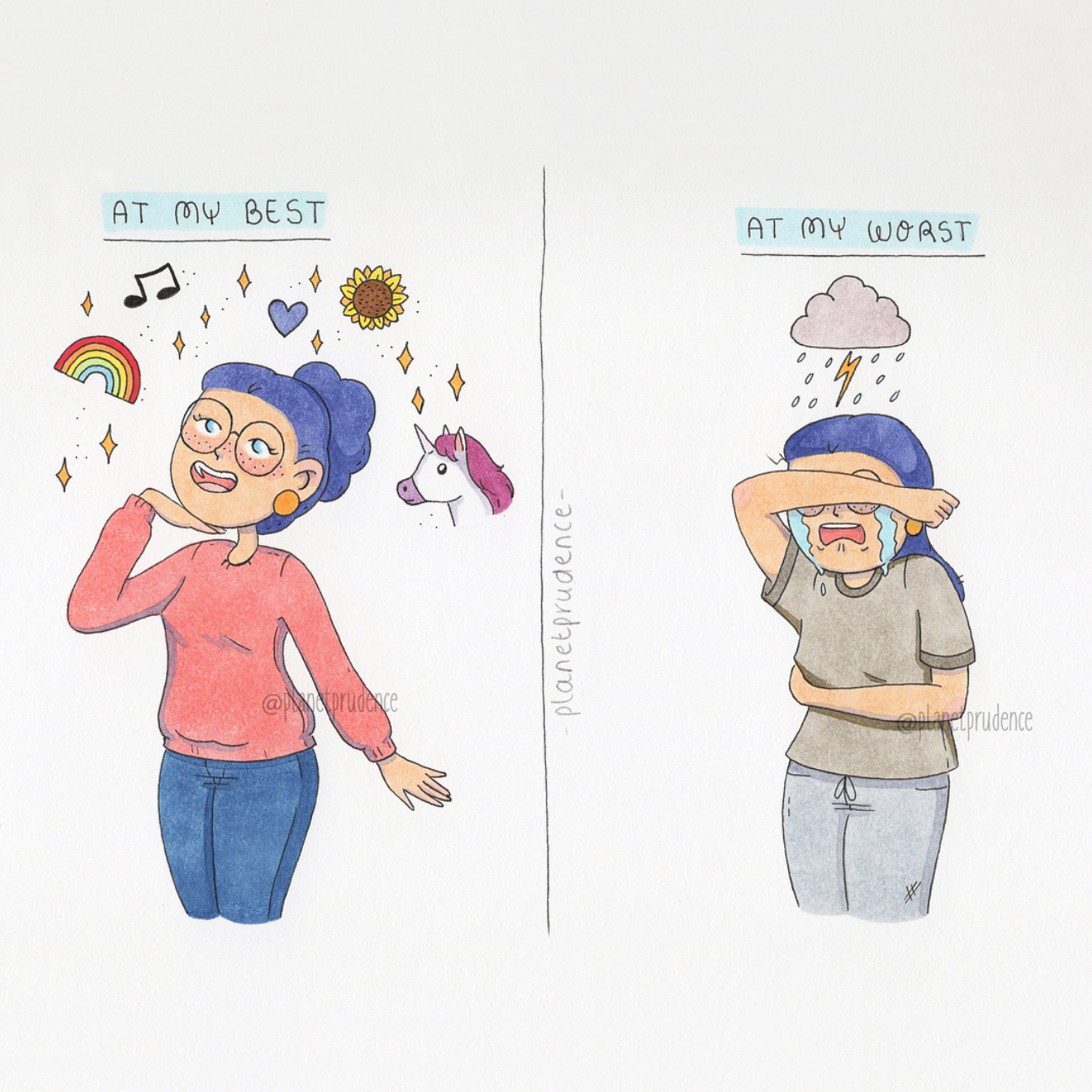 Meet Prudence Geerts, the artist behind @planetprudence — Shut Up & Yoga